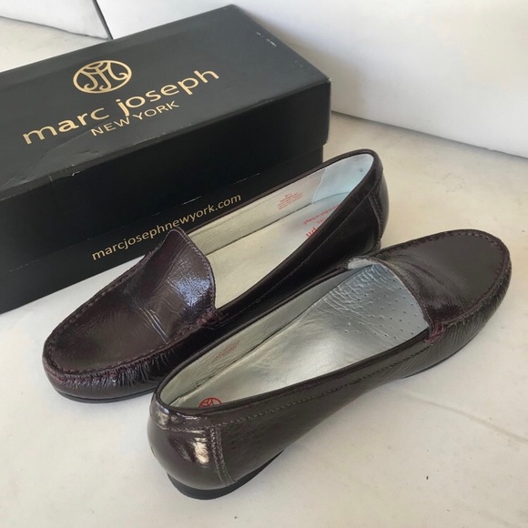 Marc Joseph | Shoes | Marc Joseph Warren St Loafer Wine Patent Leather ...